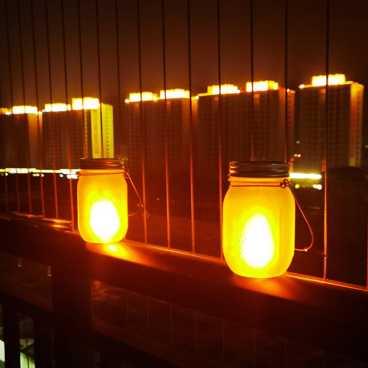 Solar Flickering Flame Torches Lanterns, 2-Ways Hanging/Insert Lawn Ground, Waterproof Outdoor Lighting Solar Pathway Lights Landscape Lighting Dusk to Dawn Auto On/Off for Garden Patio Yard, 2 Pack