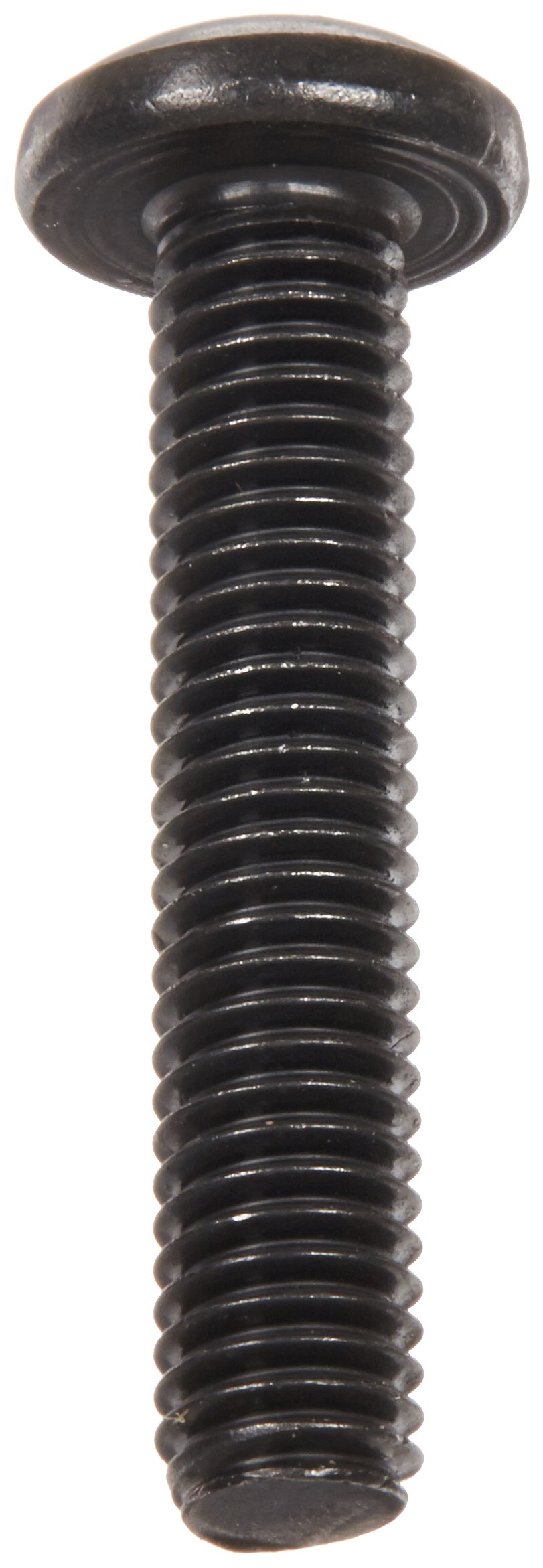 Small Parts MS51958-67B 18-8 Stainless Steel Pan Head Machine Screw, Black Oxide Finish, Meets MS-51958, #2 Phillips, #10-32 Thread Size, 1" Length, Fully Threaded, USA Made (Pack of 25)