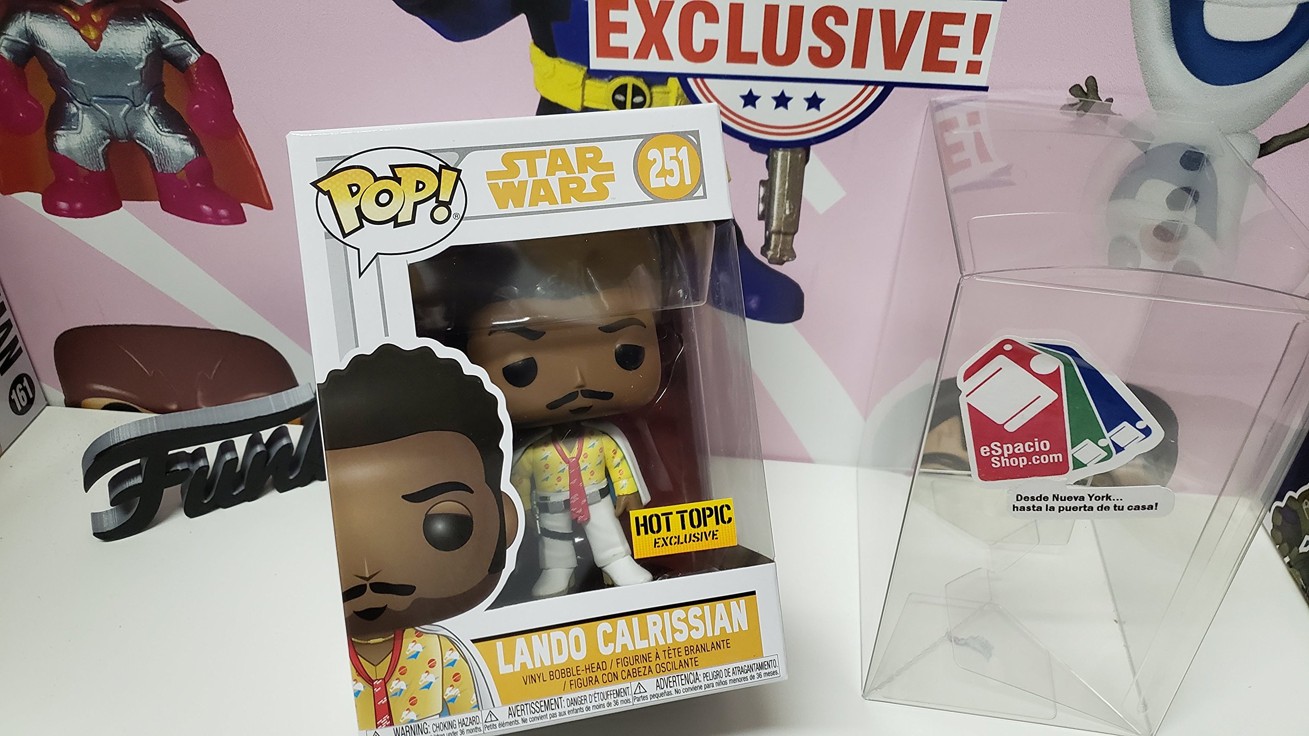 Solo A Star Wars Story Funko POP! Star Wars Lando Calrissian Exclusive Vinyl Bobble Head #251