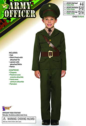 Rubie's Child's Forum Army Officer Costume, Small