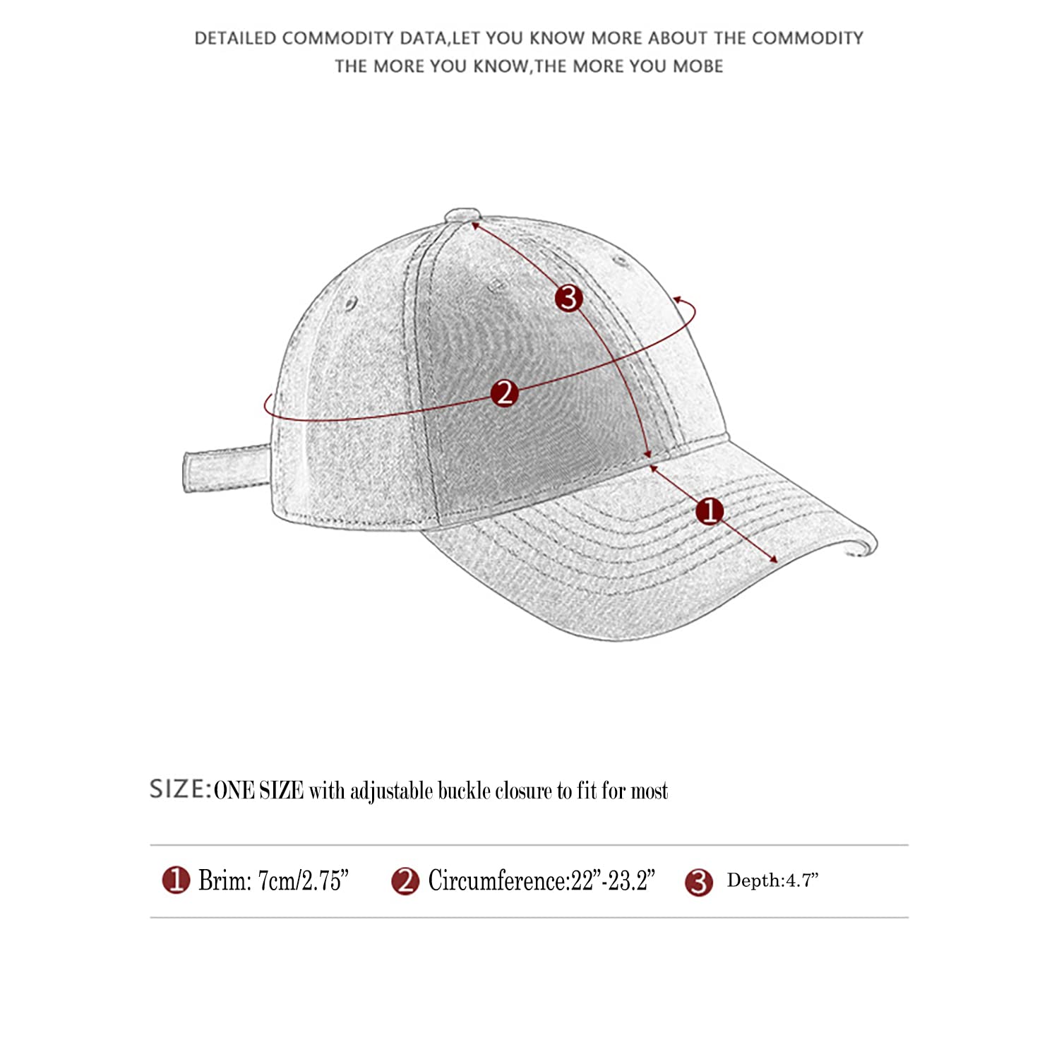 Cioatin Y2K Funny Letter Graphic Embroidery Baseball Cap Women Men Washed Distress Cotton Low Profile Dad Hat Sports Hat Black