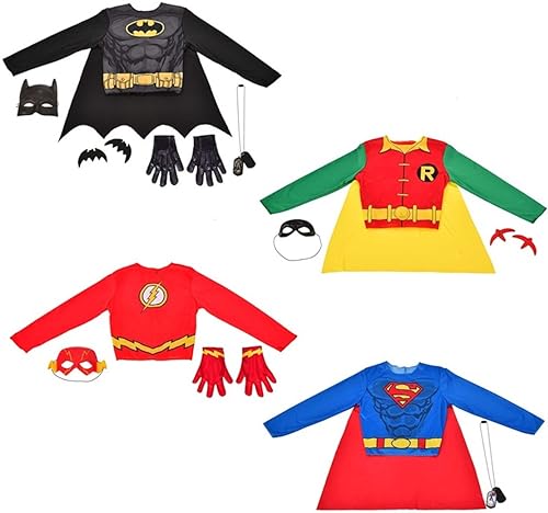 Rubies Child's DC Comics Dress up Trunk with Superman, The Flash, Batman and Robin