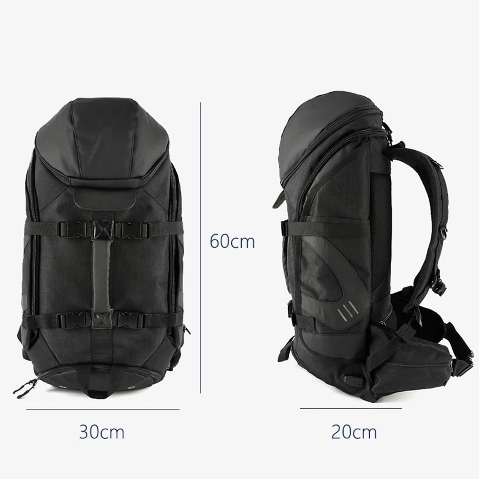 DEPILA Travel Men Backpack Multifunctional Business USB Charging Oxford Waterproof Male Travel Backpack Bag