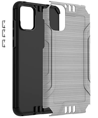 HRWireless Compatible for TCL A3X A600DL Phone Case 6.0" (X Version Only) TCL A3X Case with Premium Original Minimalistic Design for Shock Absorption, Accidental Drops, Scratches, Hybrid Unisex