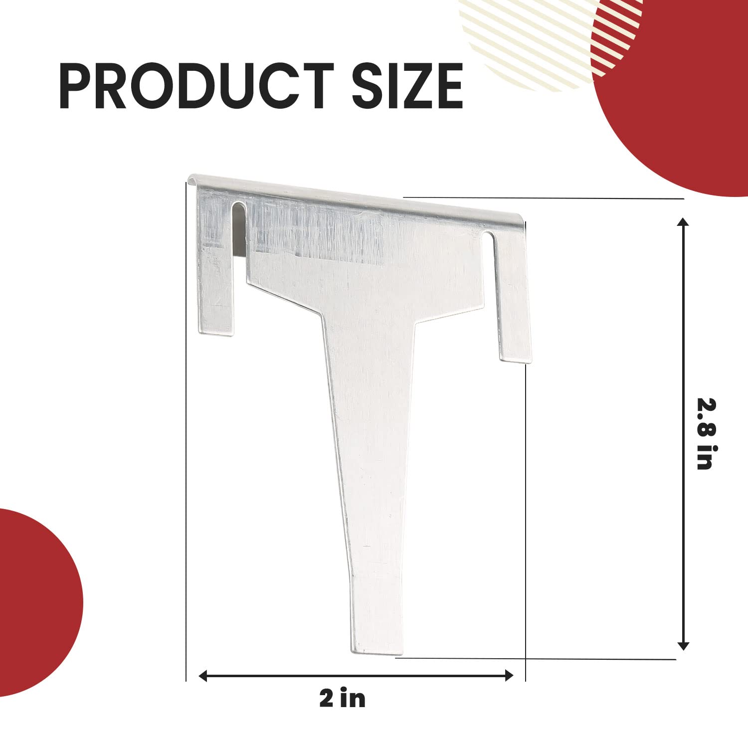 DA61-06796A Refrigerator Drain Clip Evaporator by Kotoysoo - Exact Fit for Samsung Refrigerator โ Replaces: AP5579885, 2683162, PS4145120 (Pack of 2)