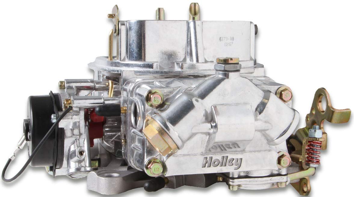 NEW HOLLEY 650 CFM DOUBLE PUMPER CARBURETOR,SHINY ALUMINUM,MODEL 4150,ELECTRIC CHOKE,MECHANICAL SECONDARIES,COMPATIBLE WITH GASOLINE