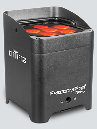 Chauvet Lighting - True Wireless; Battery-Operated; Tri-Color LED (FREEDOMPARTRI6)