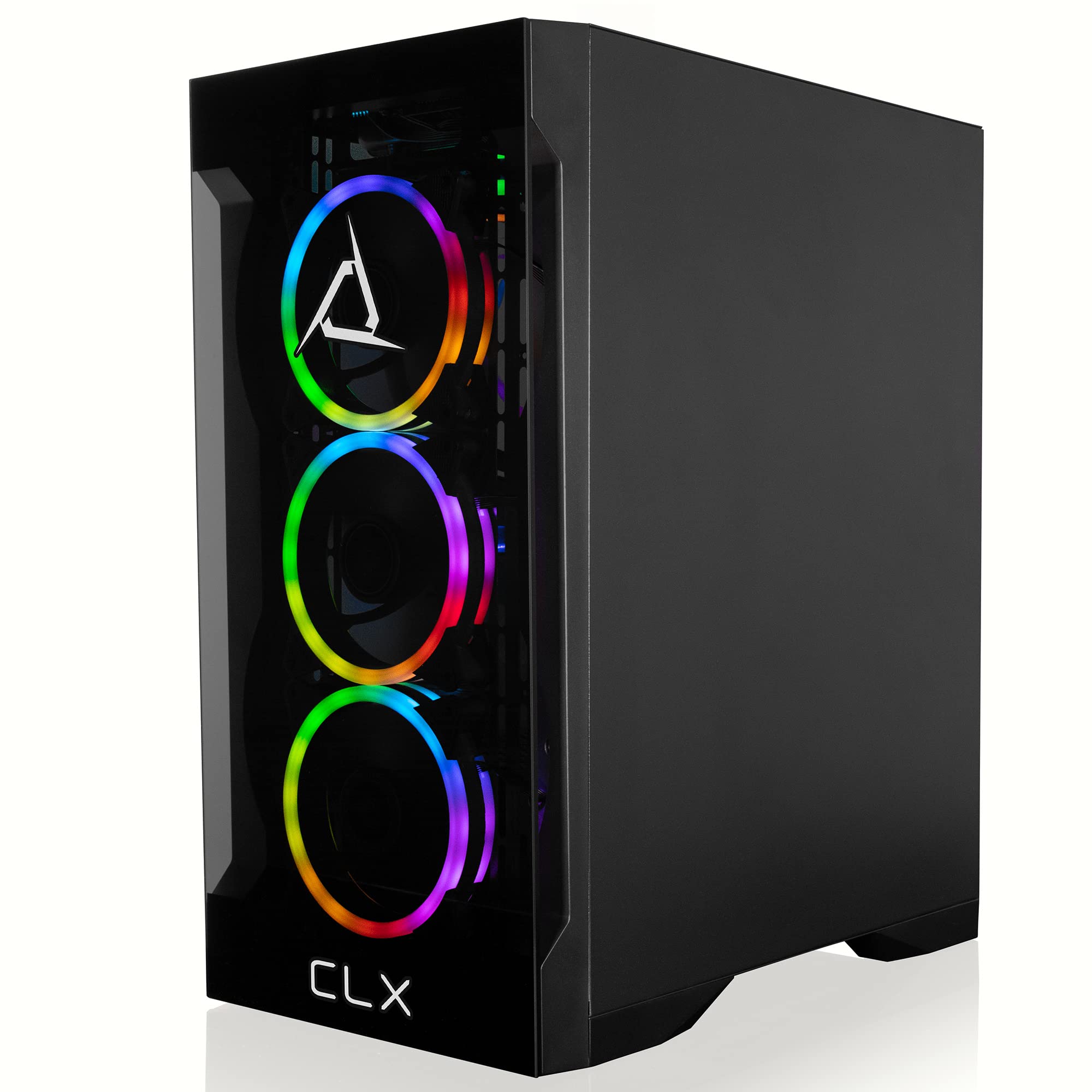 CLX Set VR-Ready Gaming Desktop - Liquid Cooled AMD Ryzen 9 7900X 4.7GHz 12-Core Processor,32GB DDR5 Memory,GeForce RTX 4090 24GB GDDR6X Graphics,1TB SSD,4TB HDD,WiFi,Windows 11 Home 64-bit,black