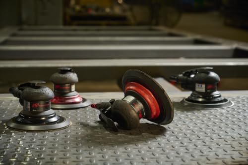 Ingersoll Rand 4151 Random Orbital Air Sander, 3/16" Orbit, 6" Vinyl Pad, 12,000 RPM, 0.2 HP