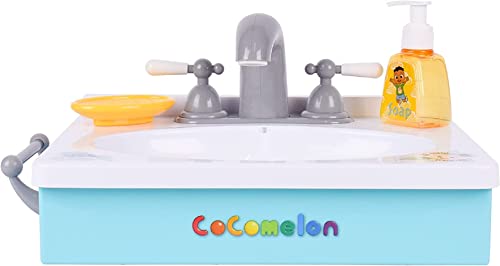 Sunny Days Entertainment CoComelon Wash Your Hands Musical Sink – Toy Sink for Toddlers with Running Water and Music