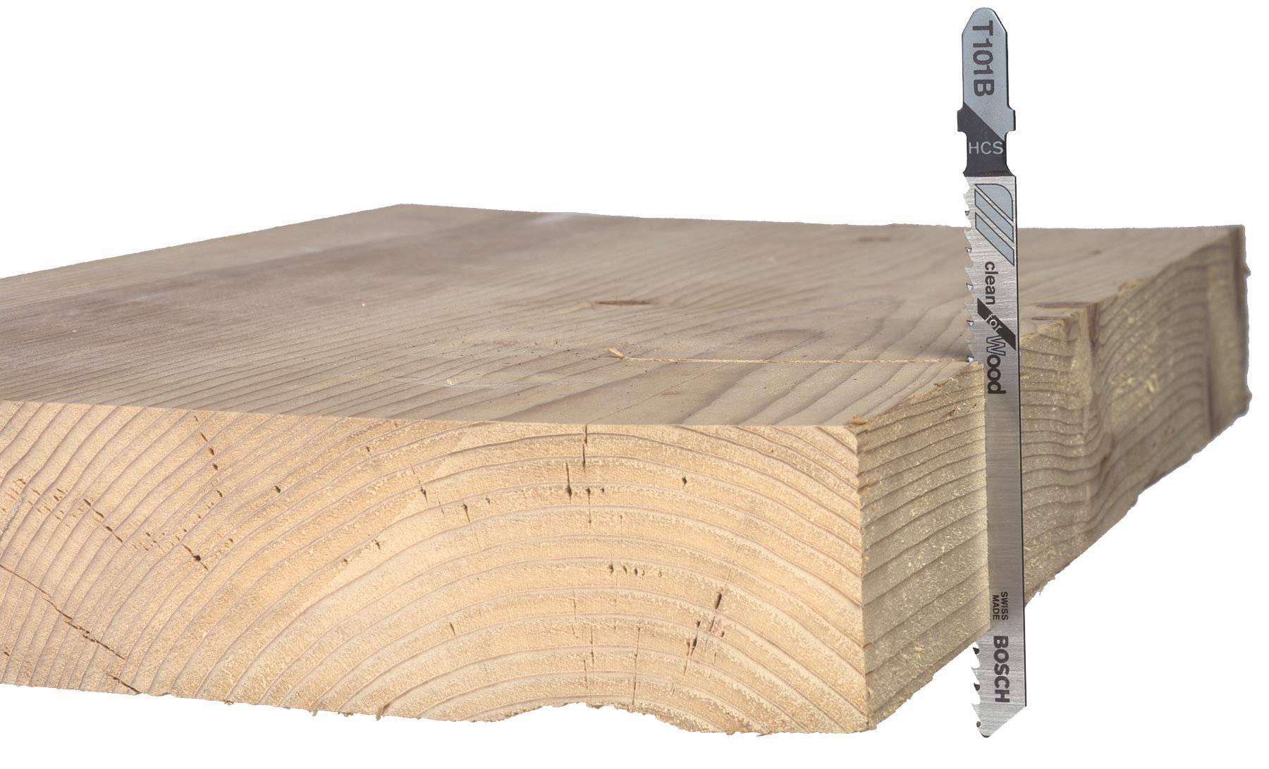 BOSCH T344DP 5-Piece 6 In. 6 TPI Precision for Wood T-Shank Jig Saw Blades,Black