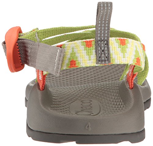 Chaco womens Zx1 Ecotread Kids Sandal, Zigzag Greenery, 12 Little Kid US