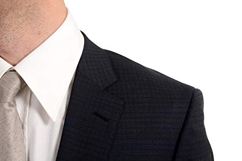 Hugo Boss "Huge6/Genius4WE Men's 100% Wool Three-Piece Suit US 40L IT 50L Blue