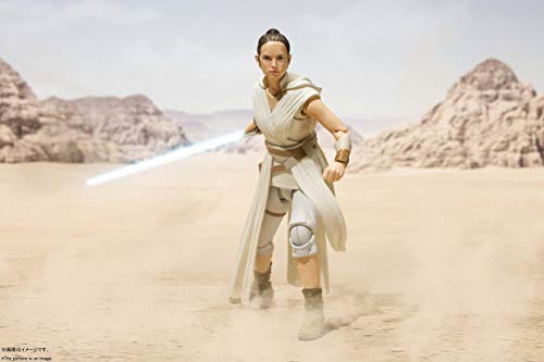 S.H. Figuarts Star Wars Rey & D-O (Star Wars: The Rise of Skywalker) Approx. 5.7 inches (145 mm), PVC & ABS, Pre-Painted Action Figure