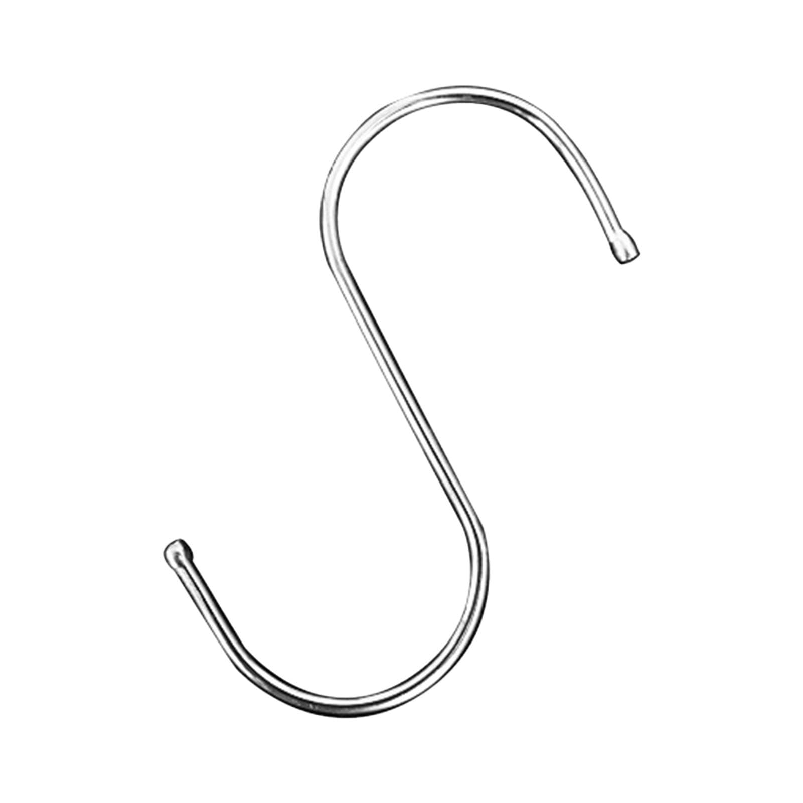 Hanging S Hooks, S Hook For Clothesline, Portable Hook For Clothes, S Hooks For Hanging Plants, Stainless Steel S Hooks, Non Slip S Hooks, Hangable Hooks For Hanging Plants, Clothes, Kitchen Utensil,
