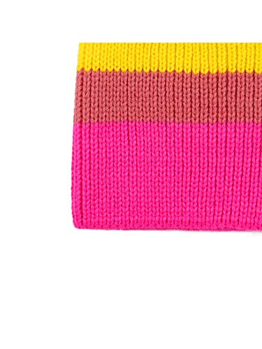 Century Star Beanies for Women Winter Hats Cable Knit Soft Wram Beanie Thick Slouchy Beanie Snow Hat PomPom Z Red&Blue One Size