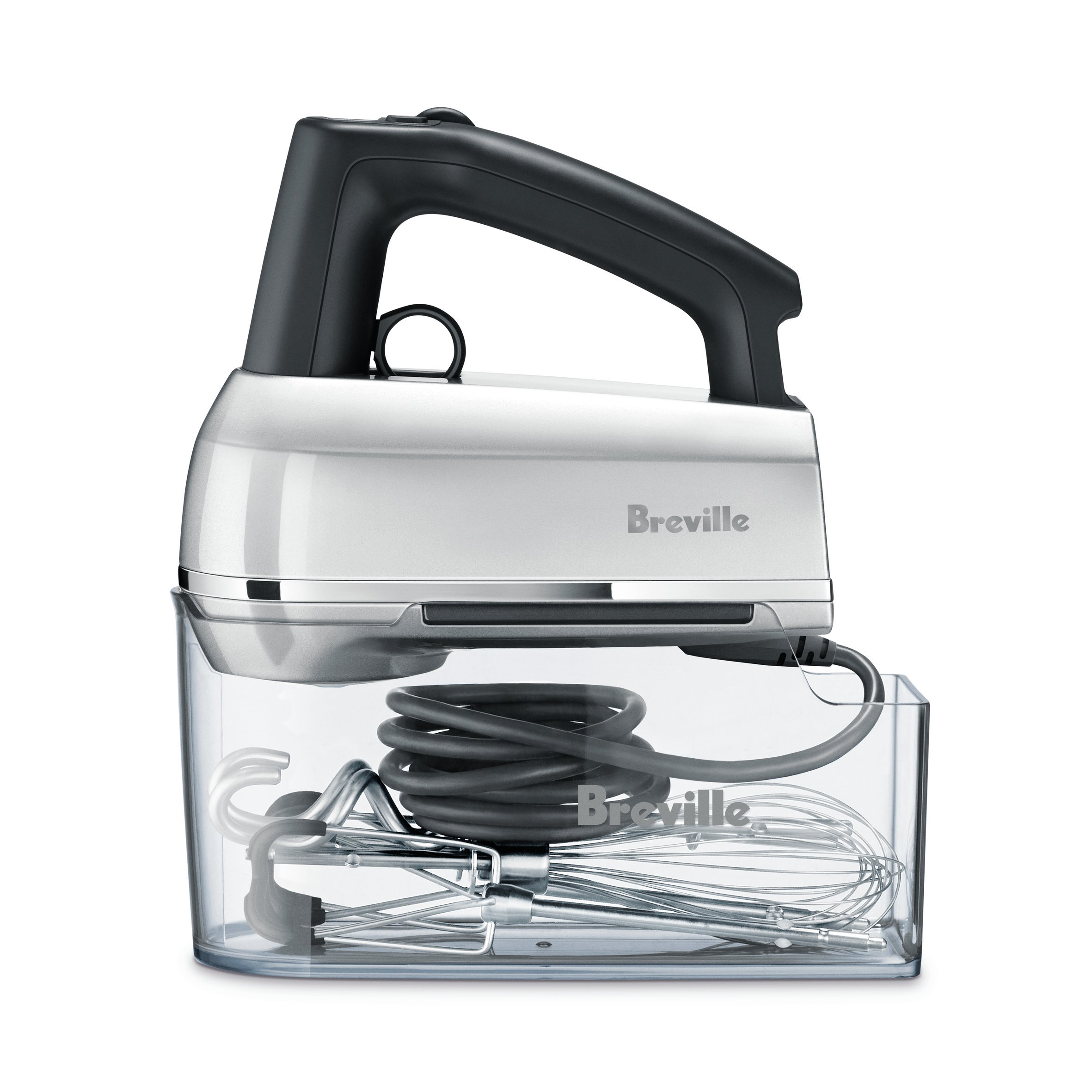 Breville BHM800SIL Handy Mix Scraper Hand Mixer, Silver (Renewed)