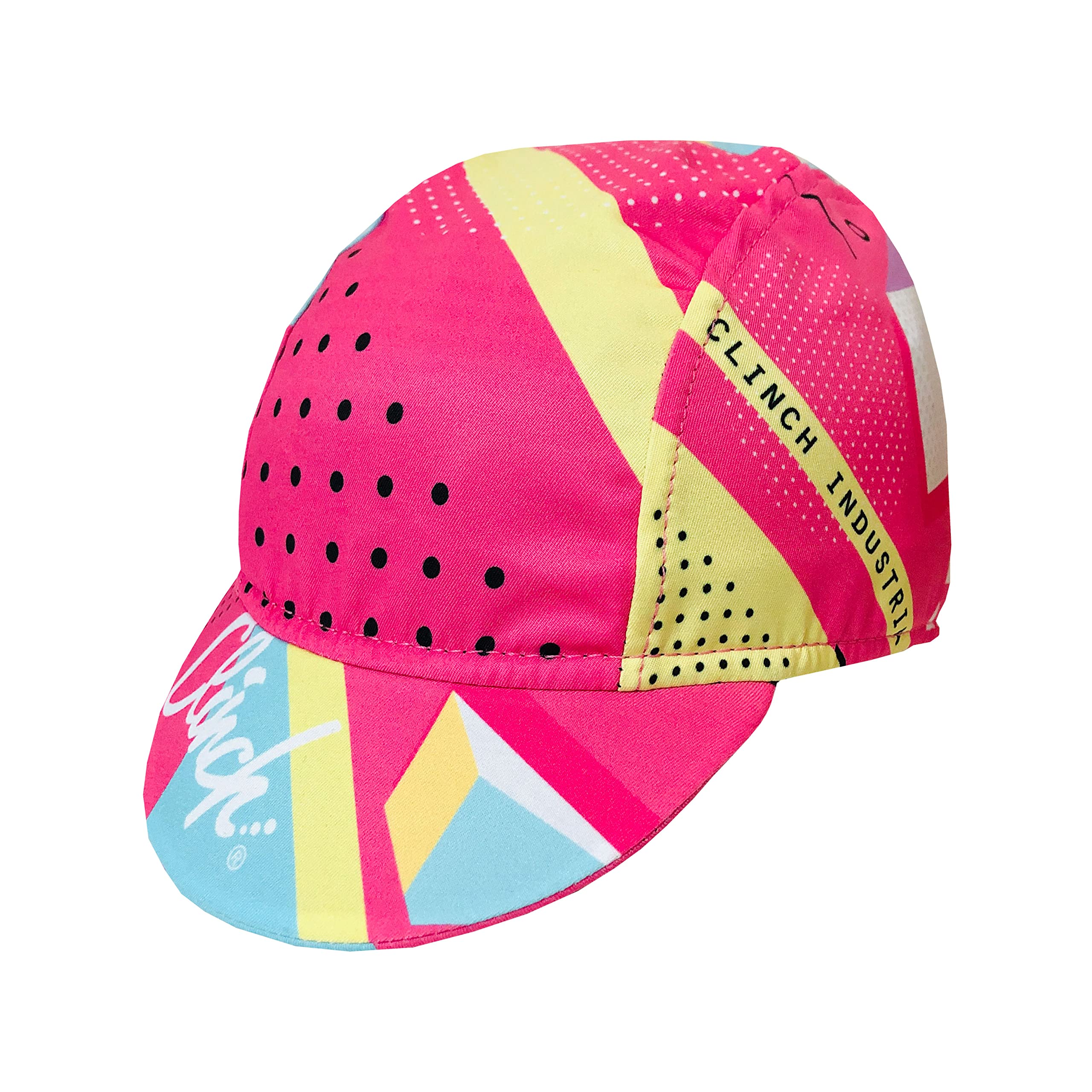 CLINCH INDUSTRIA - Cycling Caps, Kirei Design/with Quick-Drying Fibers, Material with Sports Technology and Uv Filter/Flexible PVC Visor, Nylon Threads, Anti-allergenic Elastic