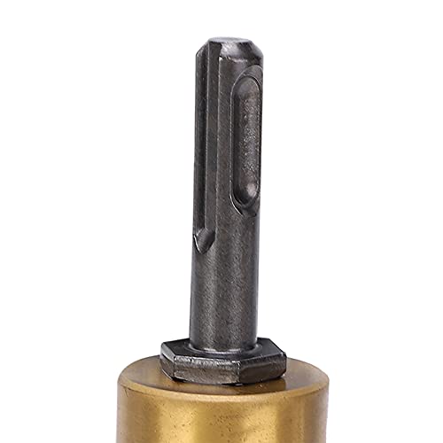 Drill Screw Cone Wood,Firewood Split Drill Bit Round Shank High Speed Steel Wood Cone Punch Accessories 32mm