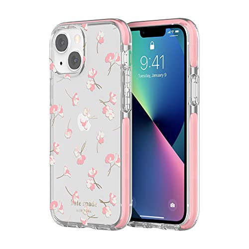 Kate Spade New York Defensive Hardshell Case for iPhone 13 Mini - Falling Poppies