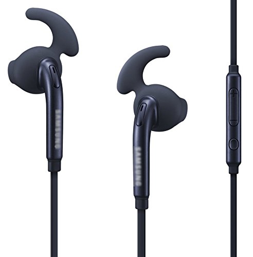 Samsung Eargel Earbud Tips Lunies Anti-Slip Soft Silicone Sport Running Earphone Covers for Samsung Galaxy S6 9200 S7 Edge Note 5 Earbuds 4 Pairs Black