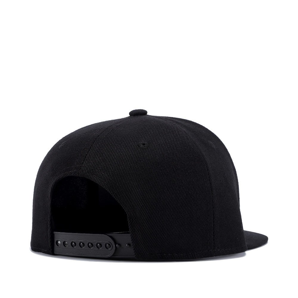 CLOTIME Snapback Hat for Men Women -Hip-hop Adjustable Baseball Cap Flat Bill Visor Trucker Cap Unisex (Black White X)