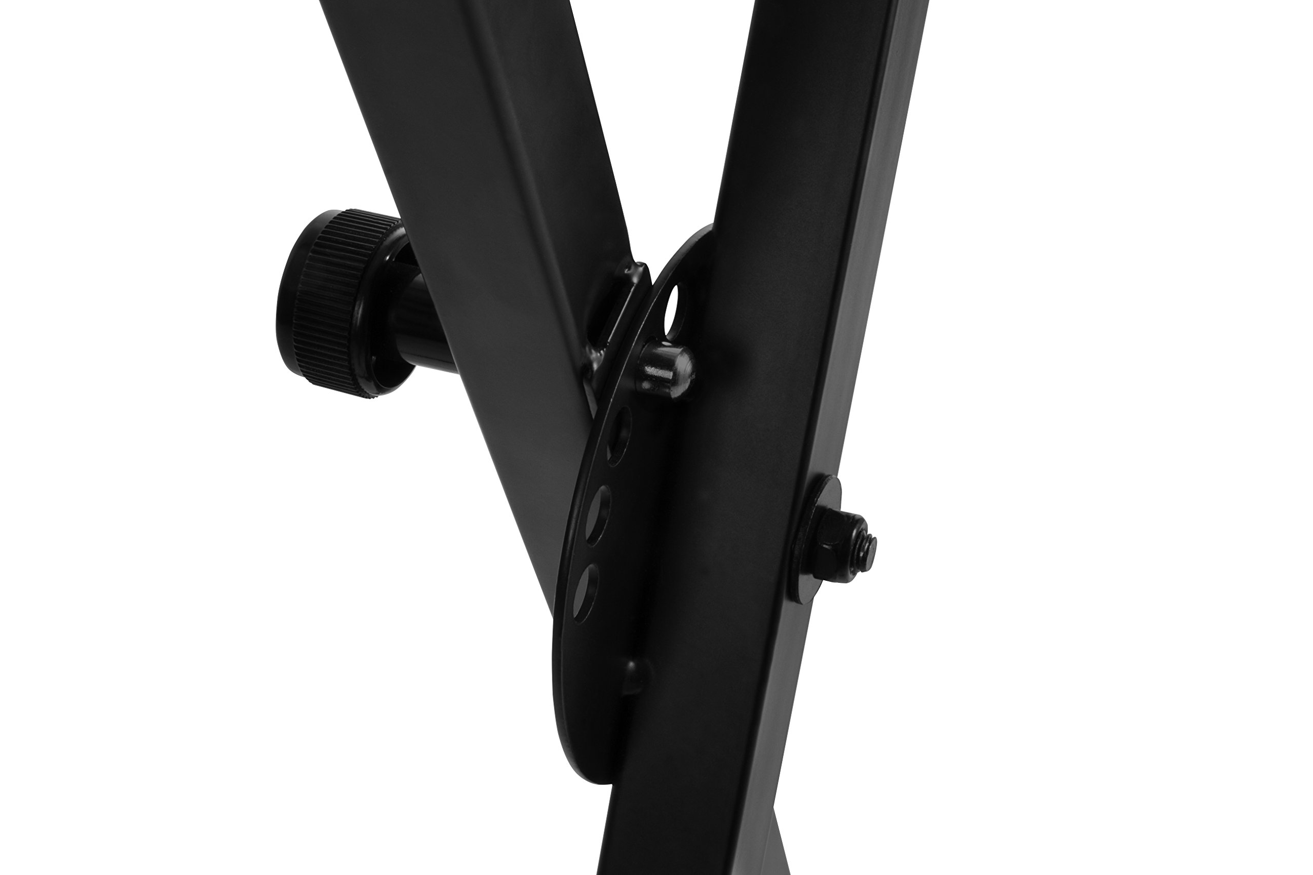 Casio CT-X700 61-Key Portable Keyboard and OnStage KS7190 Classic Single-X Keyboard Stand, Black