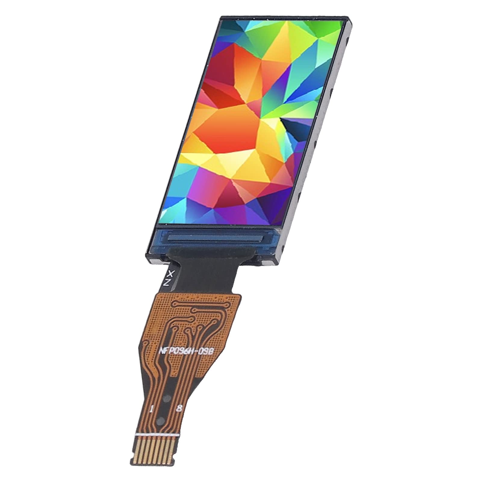 FOLOSAFENAR IPS Display Module, Non Flash ST7735S Drive 4Pcs 0.96in IPS Display Module Quick Response SPI Interface Energy Saving for Controller Board