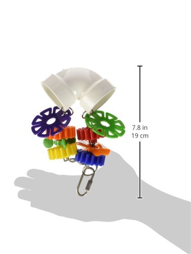 Super Bird Creations SB751 PVC Forager Bird Toy, Medium/Large Bird Size, 3β x 5β x 8β
