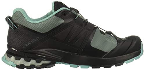 Salomon XAILD Gore-TEX Trail Running Shoes for Women, Balsam Green/Black/Meadowbrook, 5.5