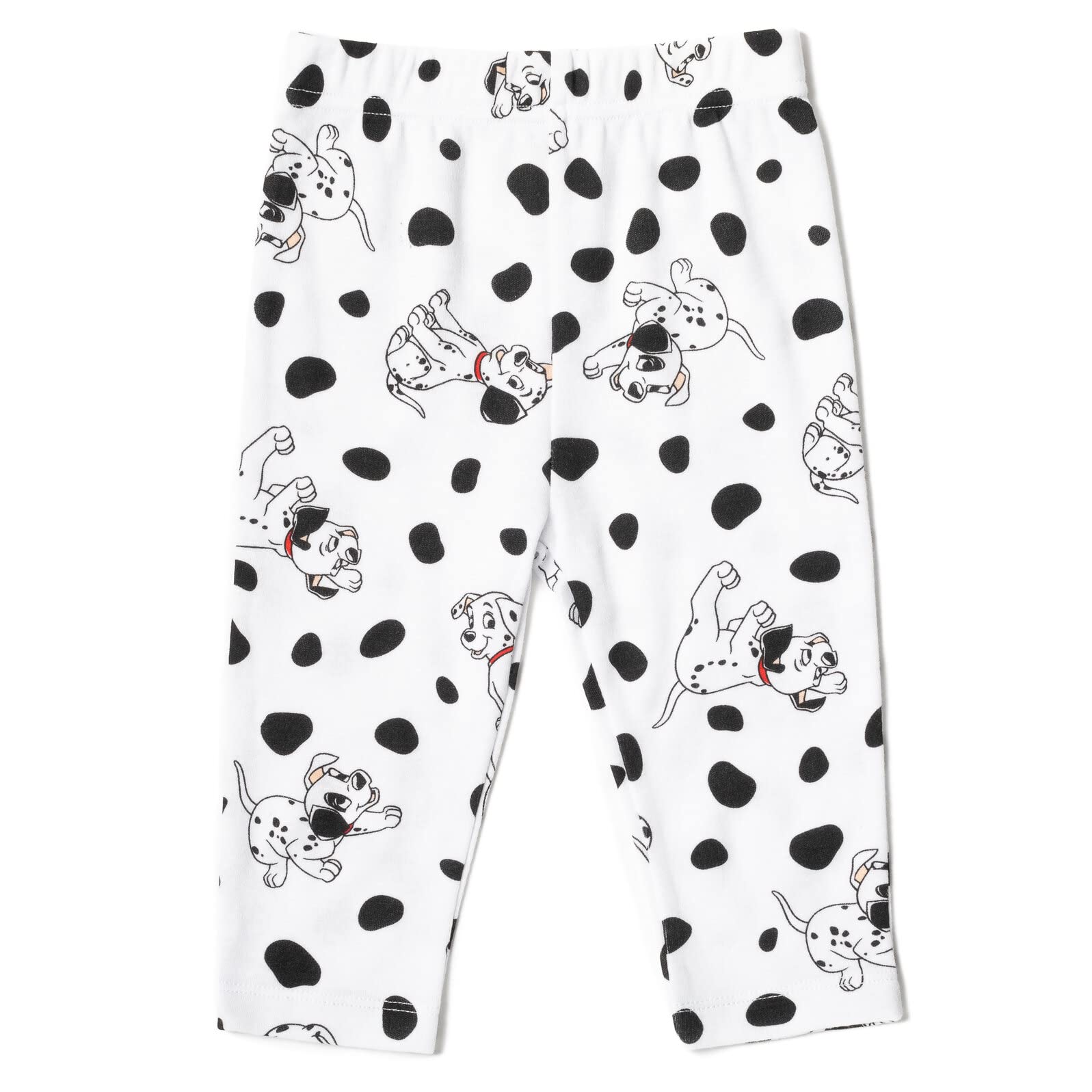 Disney 101 Dalmations Patch Newborn Baby Boys Bodysuit Pants and Hat 3 Piece Outfit Set White 0-3 Months