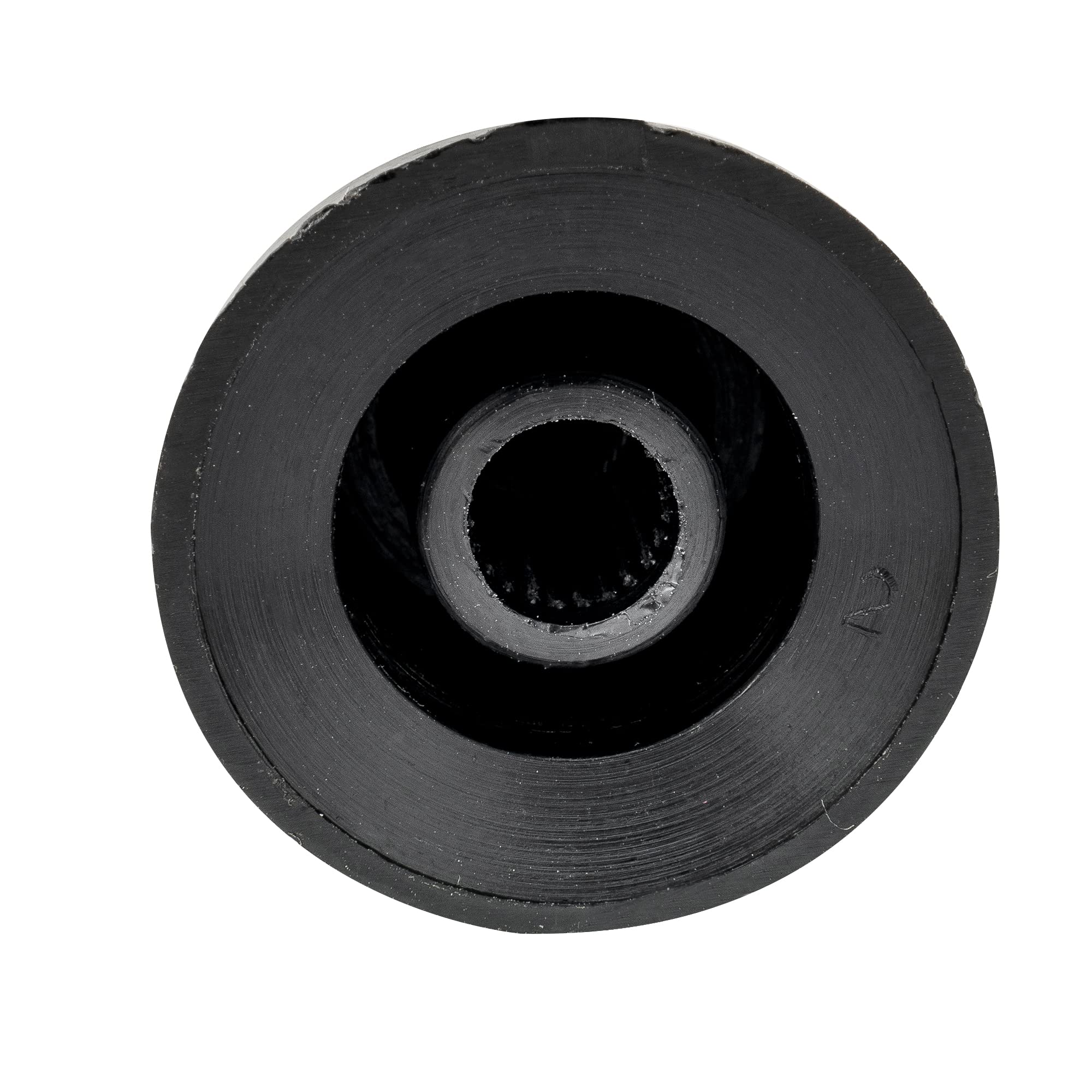 Musiclily Pro Inch Size Jazz Bass Knobs Set for USA CTS Pots Fender JB Style Bass, Black (Set of 3)