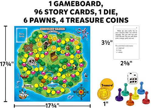 Learning Well Games Context Clues—Pirate Treasure Game, Red Levels 2.0-3.5