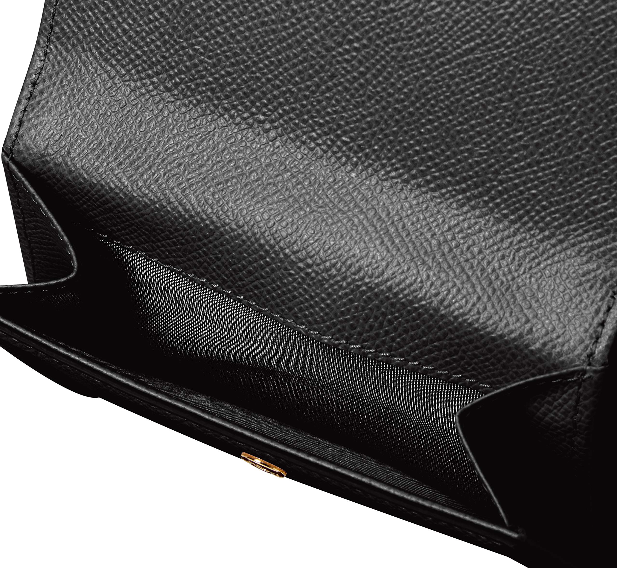 Salvatore Ferragamo 22C911-673755 Vara Ribbon Wallet, Genuine Leather, NERO