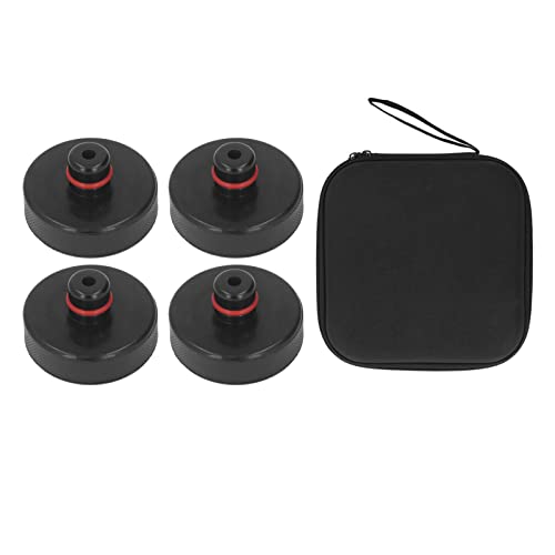 Kadimendium Rubber Jack Pad, Easy Storage Stand Frame Rail Protector No Harm to Human High Compatibility Good Protection for Garage