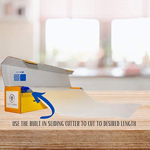 Disposable Plastic Cutting Board For Cooking Prep, Restaurant use, Traveling, Parties, Camping, BBQs Easy To Use Flexible Cutting Board Sheets With Built In Sliding Cutter
