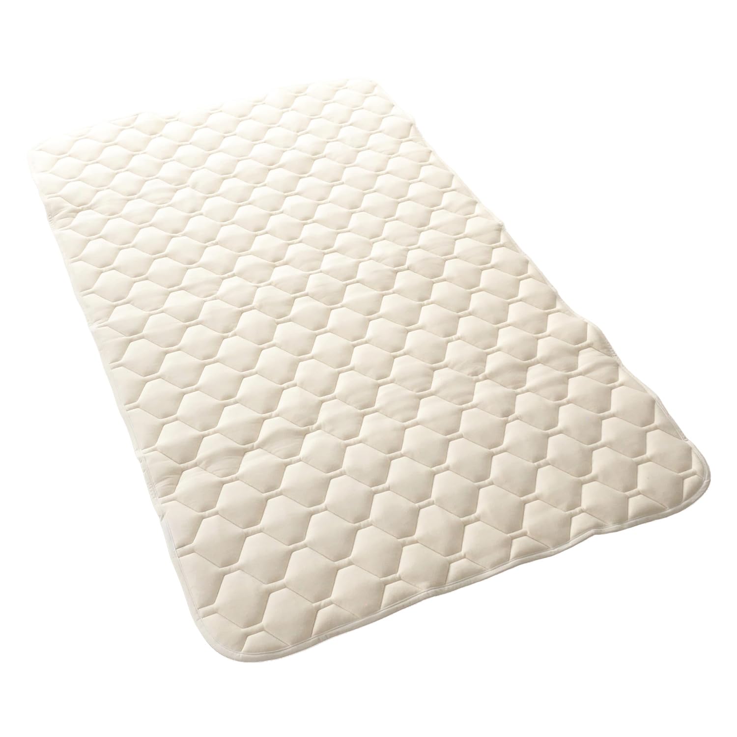 FULI Mattress Pad Infused with Restorative Japanese Onsen Minerals for Better Sleep, Rejuvenating Anti-Aging Hormesis Hot Spring Mattress Topper, Made in Japan - Twin Size (37.4" x 72.8")