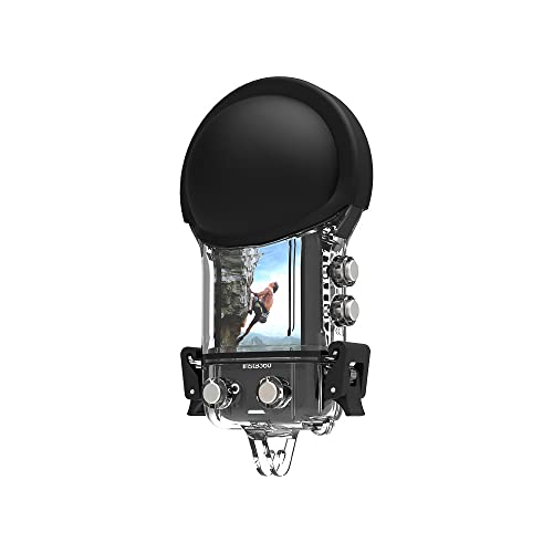 For Insta360 One X3 Anti-Scratch Camera Lens Cover Silicone Case for Insta360 One X3 Action Anti-Scratch Camera Accessories Black (Insta360 One X3, Black, A521S)