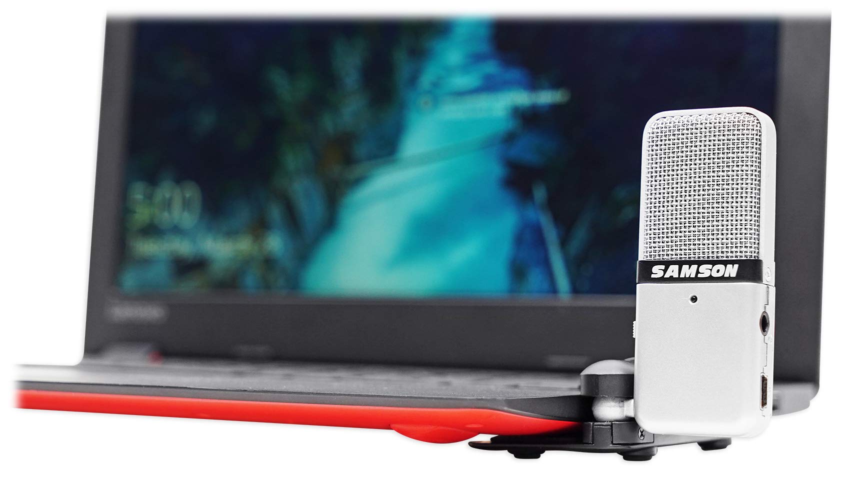 Samson GOMIC Go Mic USB Podcast Studio Recording Condenser Microphone+Clip+Case