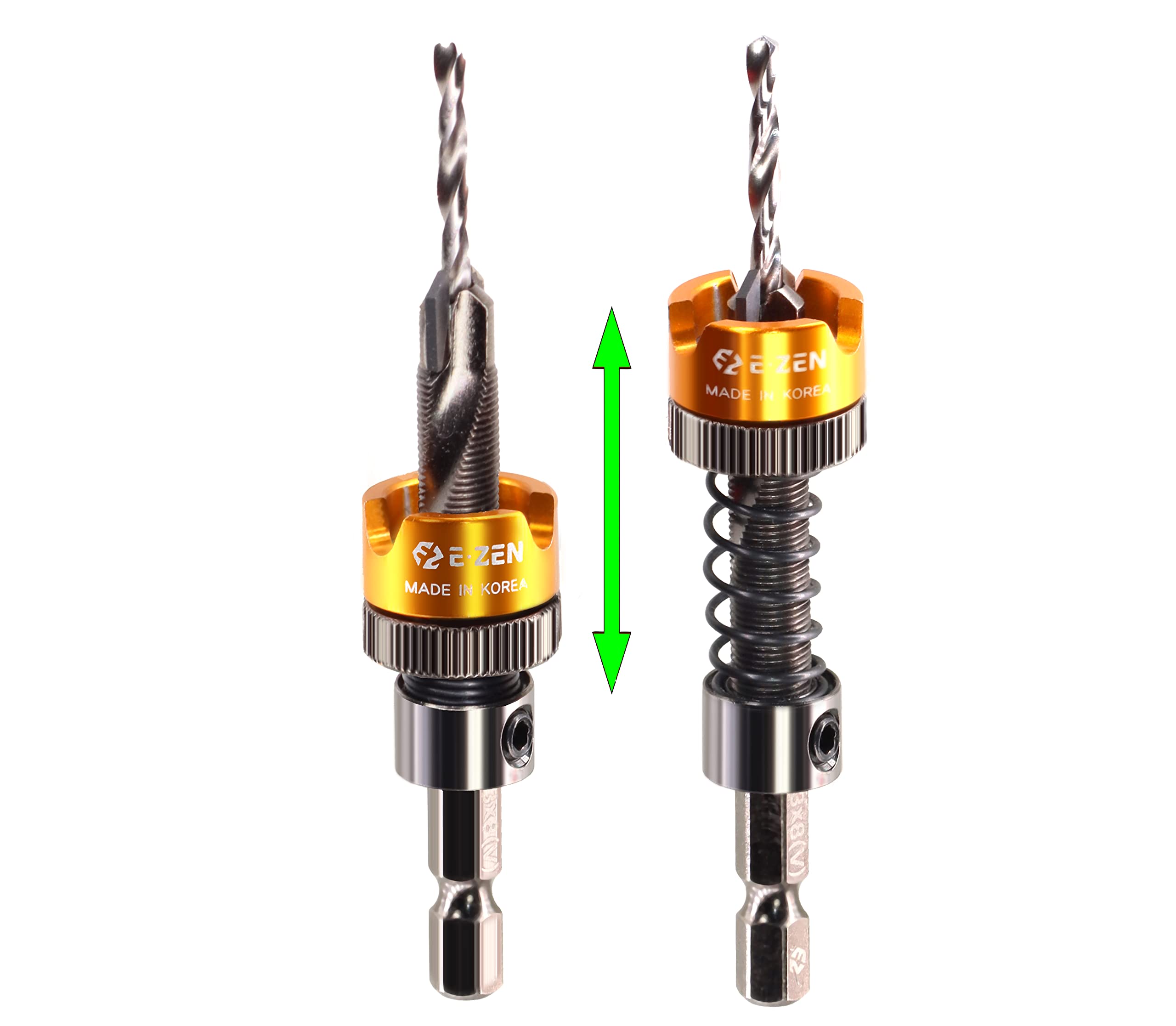 E-Zen Adjustable Countersink Drill Bit Bundle (1/8" x5/16(3x8mm))_#2