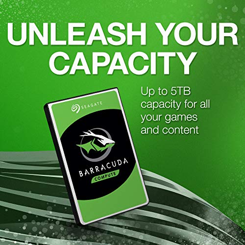 Seagate BarraCuda 2TB Internal Hard Drive HDD β 2.5 Inch SATA 6Gb/s 5400 RPM 128MB Cache for Computer Desktop PC β Frustration Free Packaging (ST2000LM015)