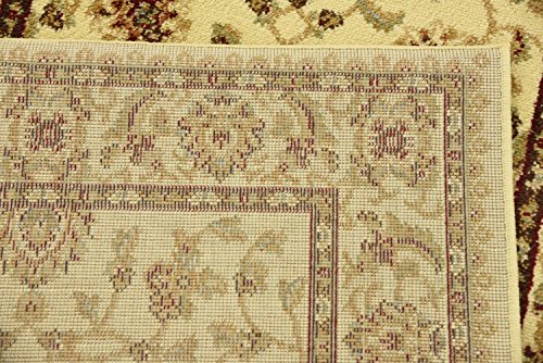 Unique Loom Voyage Collection Traditional Oriental Classic Intricate Design Area Rug (2' 7 x 10' 0 Runner, Ivory/Gold)