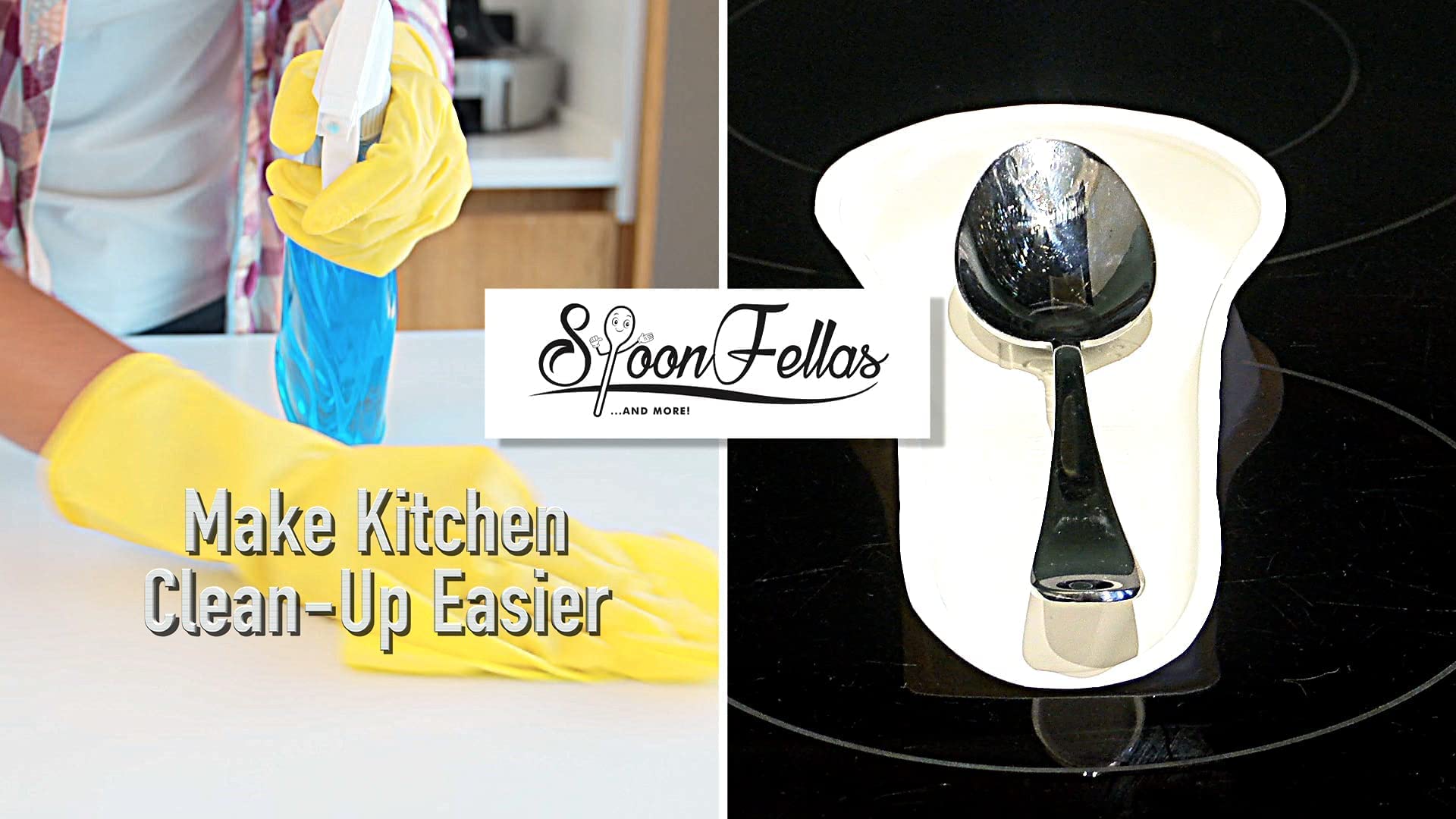Disposable Spoon Rests 12 Pack, Spoon Holder, Party, Catering Supplies, Birthday, Thanksgiving, Christmas, Tailgating, Kitchen Utensils, Countertop, Stove Top- Spoon Fellas® Cornstarch- Patent Pending