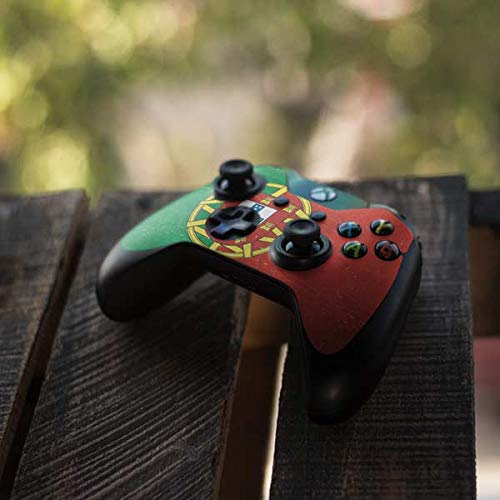 Skinit Decal Gaming Skin Compatible with Xbox One Controller - Originally Designed Portugal Flag Distressed Design