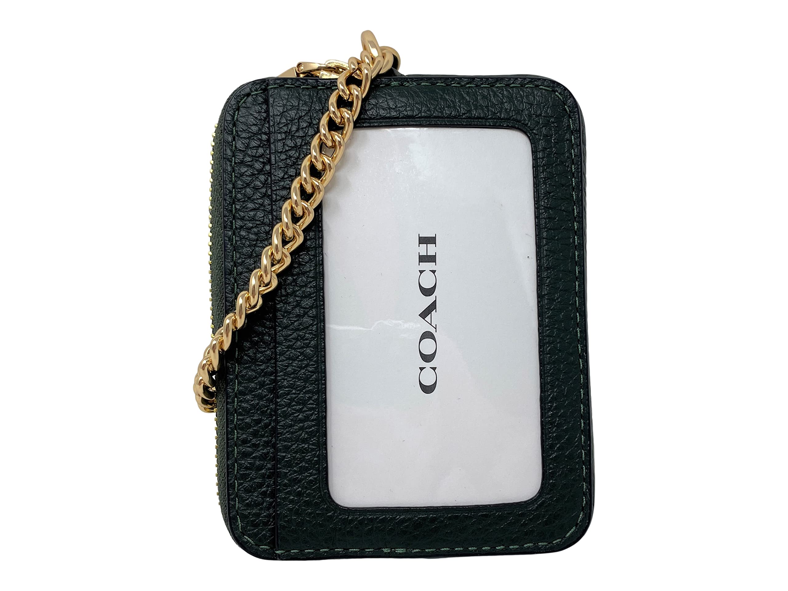 Coach Zip Card Case Style No. 6303 Amazon Green