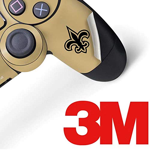 Skinit Decal Gaming Skin Compatible with PS4 Controller - Officially Licensed NFL New Orleans Saints Gold Performance Series Design