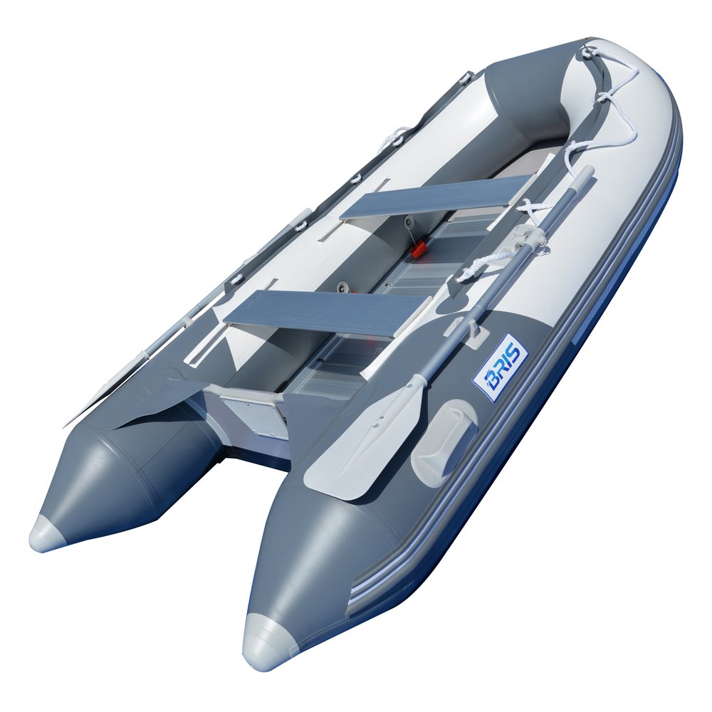 BRIS 10.8 ft Inflatable Boat Inflatable Rafting Fishing Dinghy Tender Pontoon Boat