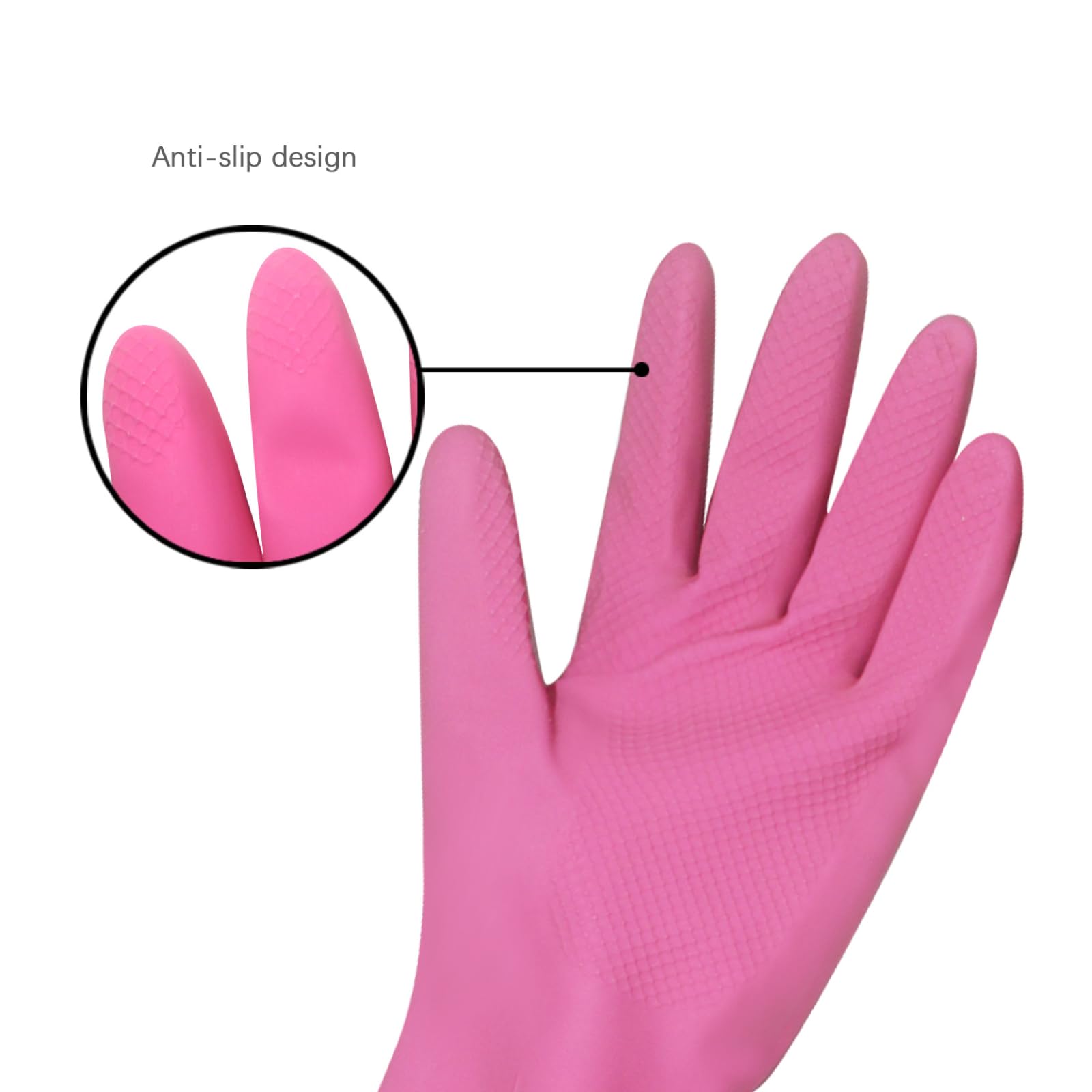 Car Wash Cleaning Latex Extended Women's Household Housekeeping Gloves Durable Waterproof Non Slip Dishwashing Gloves
