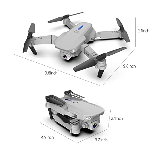 Qiopertar 1080P HD Drone with Dual FPV Camera Remote Control Toys with Altitude Hold Headless Mode One Key Start Speed Adjustment One Key Start 3D Flips Gifts for Boys Girls