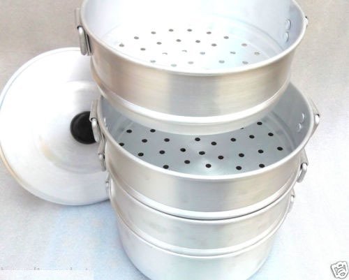 Tabakh Aluminum Momos Steamer, 11"